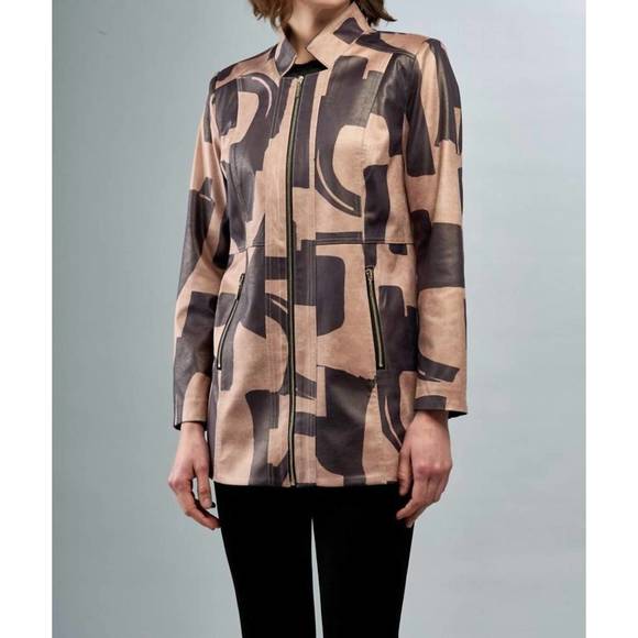 Insight | Jackets & Coats | New Insight Liquid Shapes Of Art Vegan ...